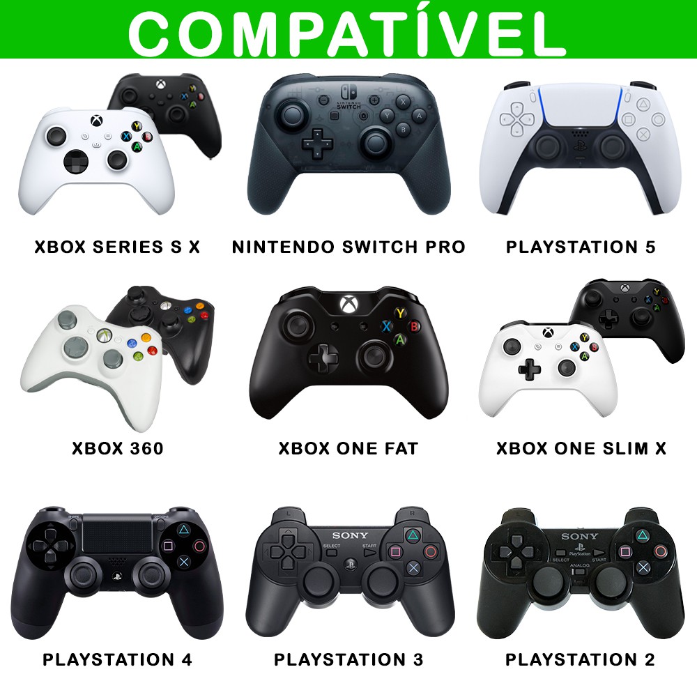 Capa Nintendo Switch Pro Controle Case - Preta All Black - Pop Arte ...