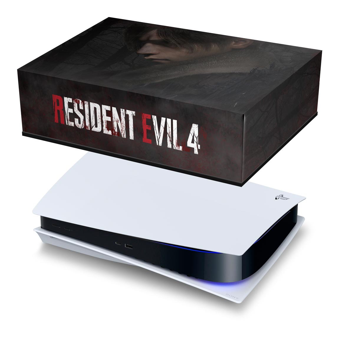 PS5 Capa Anti Poeira - Resident Evil 4 Remake - Pop Arte Skins Atacado