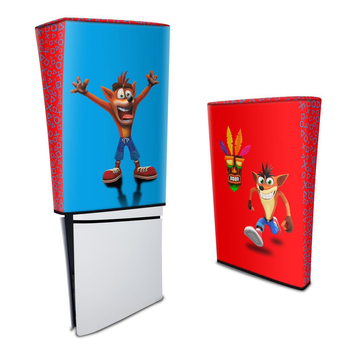Capa PS5 Slim Anti Poeira - Crash Bandicoot - Pop Arte Skins Atacado