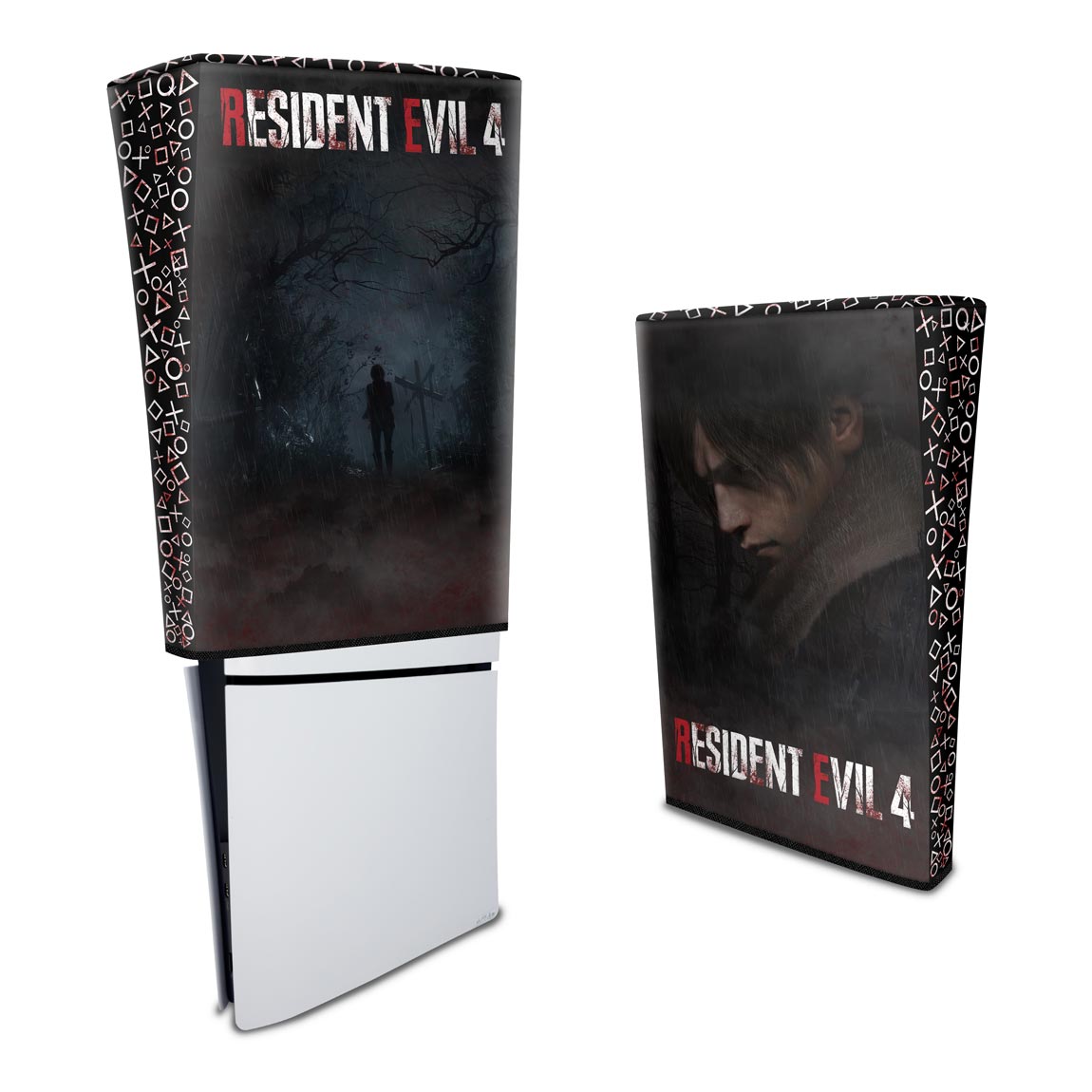Capa PS5 Slim Anti Poeira - Resident Evil 4 Remake - Pop Arte Skins Atacado
