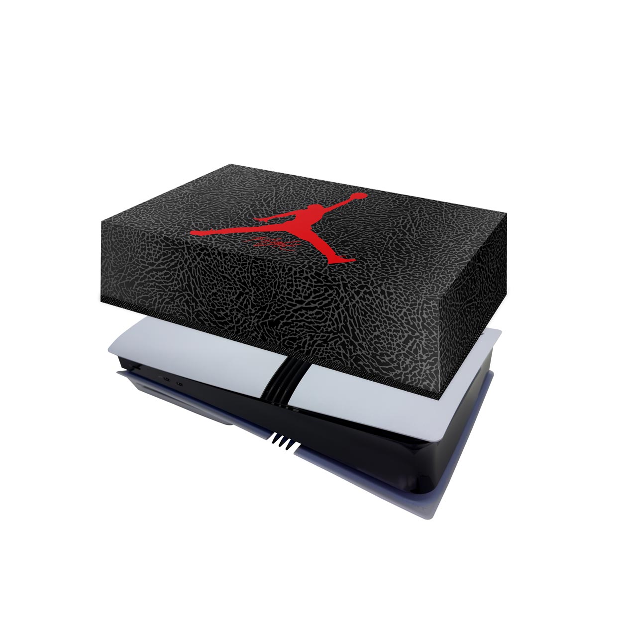 PS5 Pro Capa Anti Poeira Horizontal - Jordan Flight - Pop Arte Skins ...