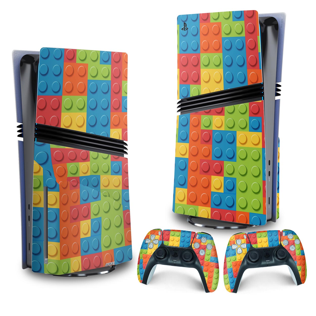 Skin PS5 Pro Vertical - Lego Peça - Pop Arte Skins Atacado