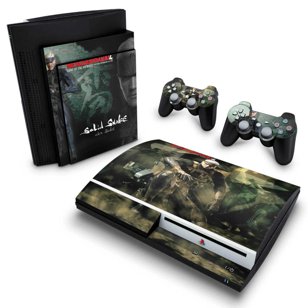 PS3 Fat Skin - Metal Gear Solid 4 - Pop Arte Skins Atacado