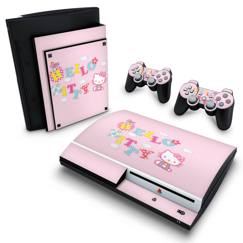 PS3 Fat Skin - Hello Kitty - Pop Arte Skins Atacado