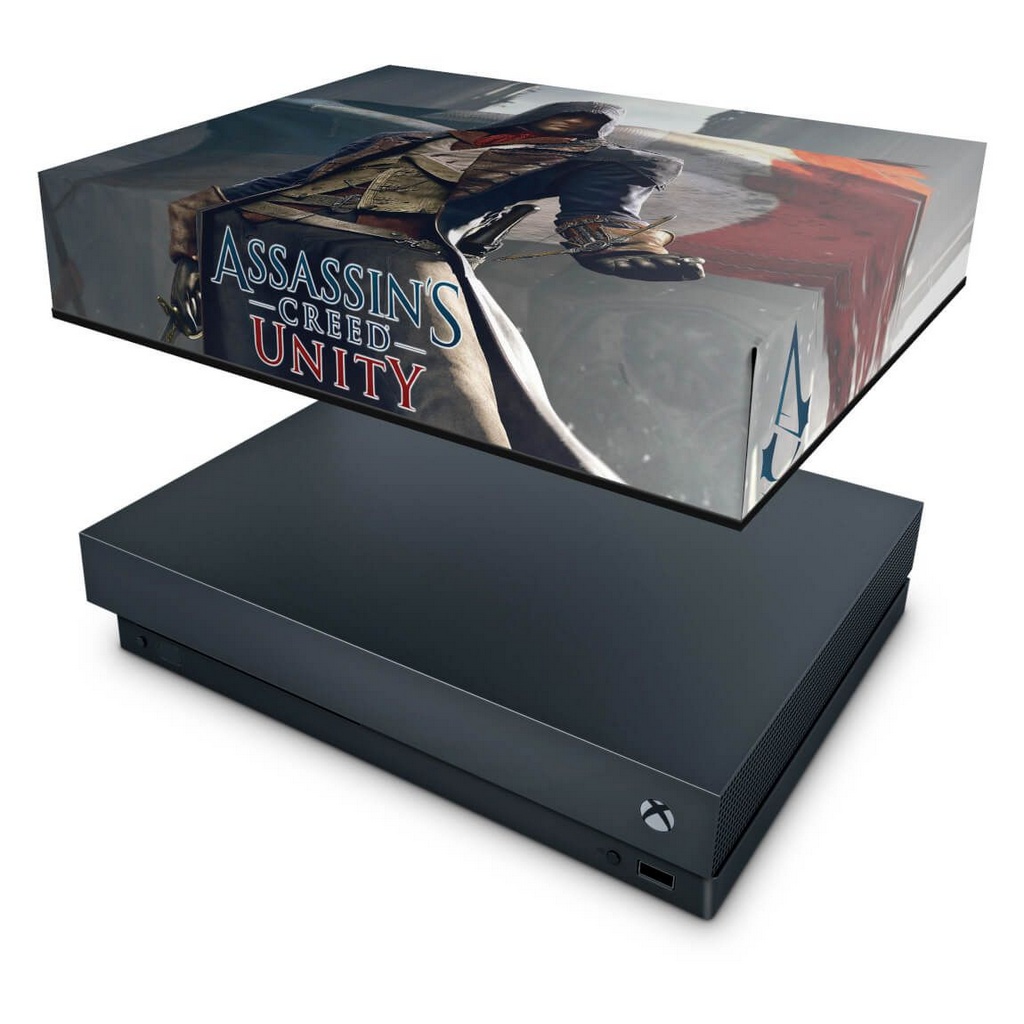 Xbox One X Capa Anti Poeira - Assassins Creed Unity - Pop Arte Skins ...