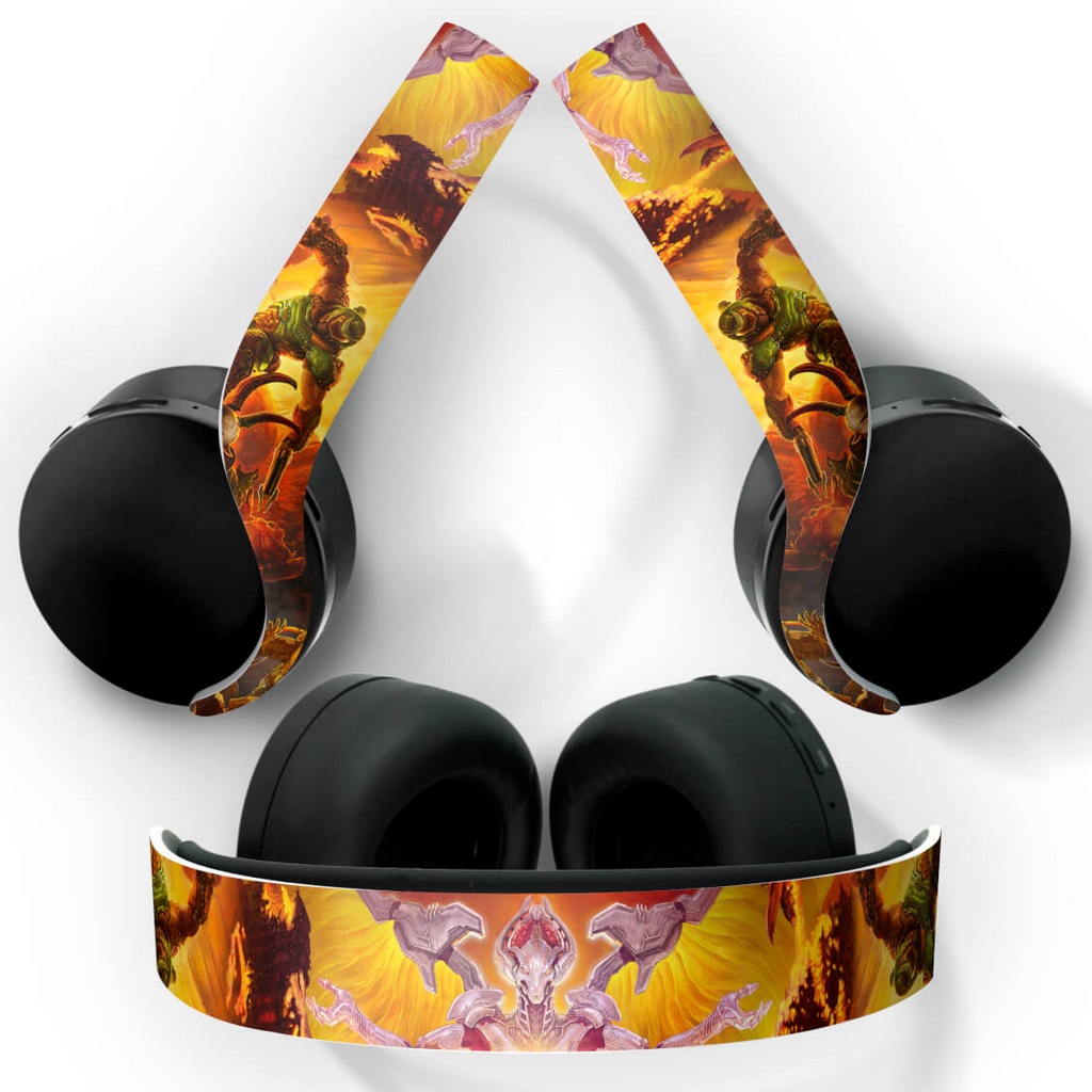 PS5 Skin Headset Pulse 3D - Doom Eternal - Pop Arte Skins Atacado