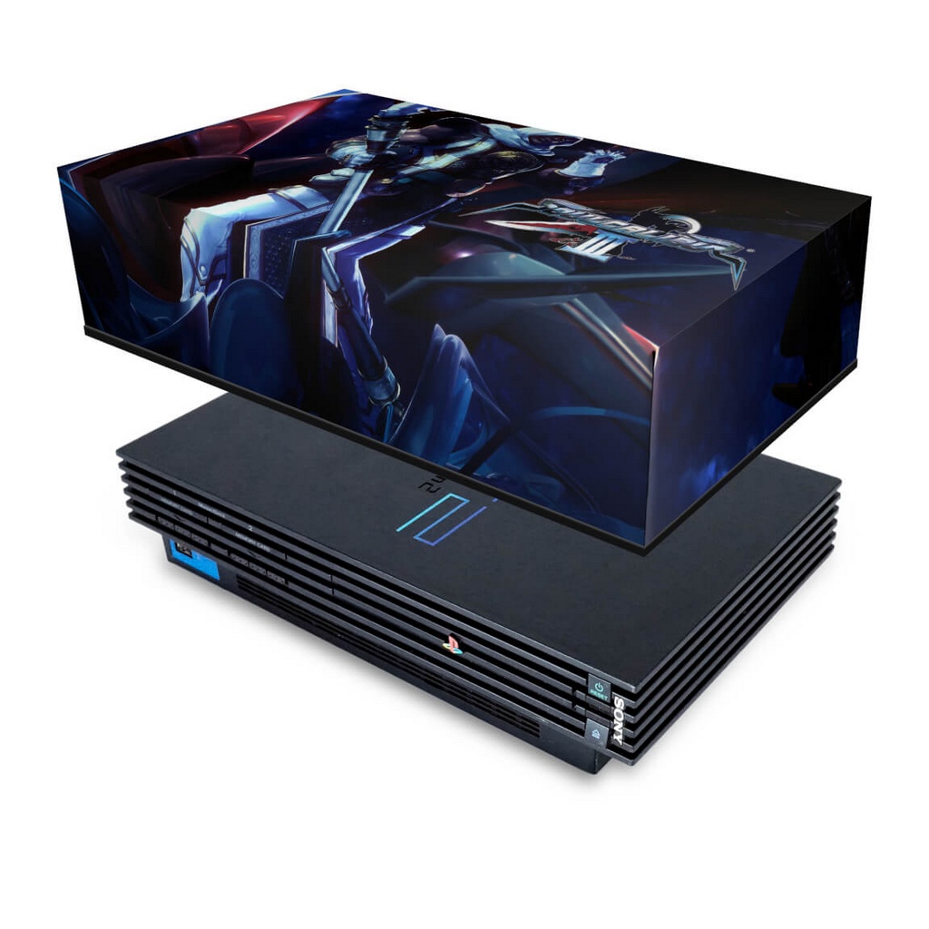 PS2 Fat Capa Anti Poeira - SoulCalibur III - Pop Arte Skins Atacado