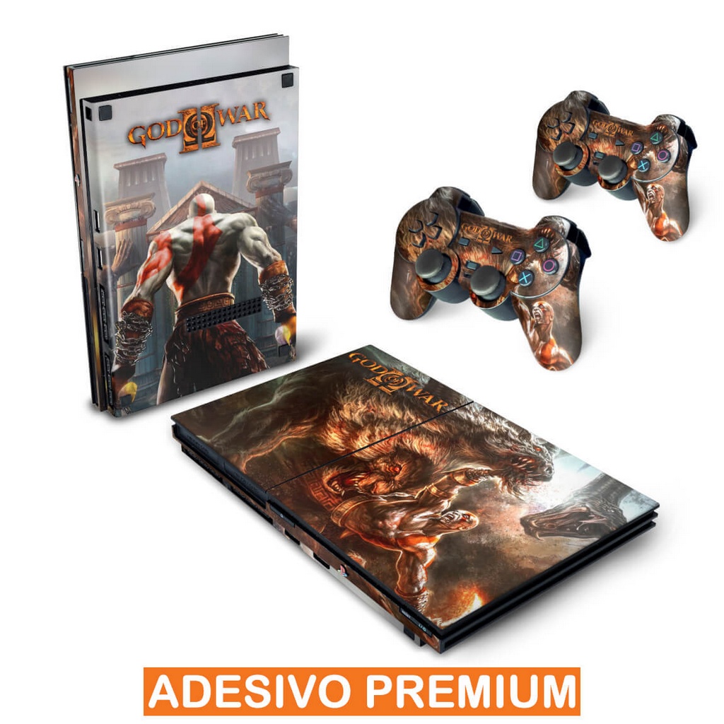 PS2 Slim Skin - God Of War 2 II - Pop Arte Skins Atacado