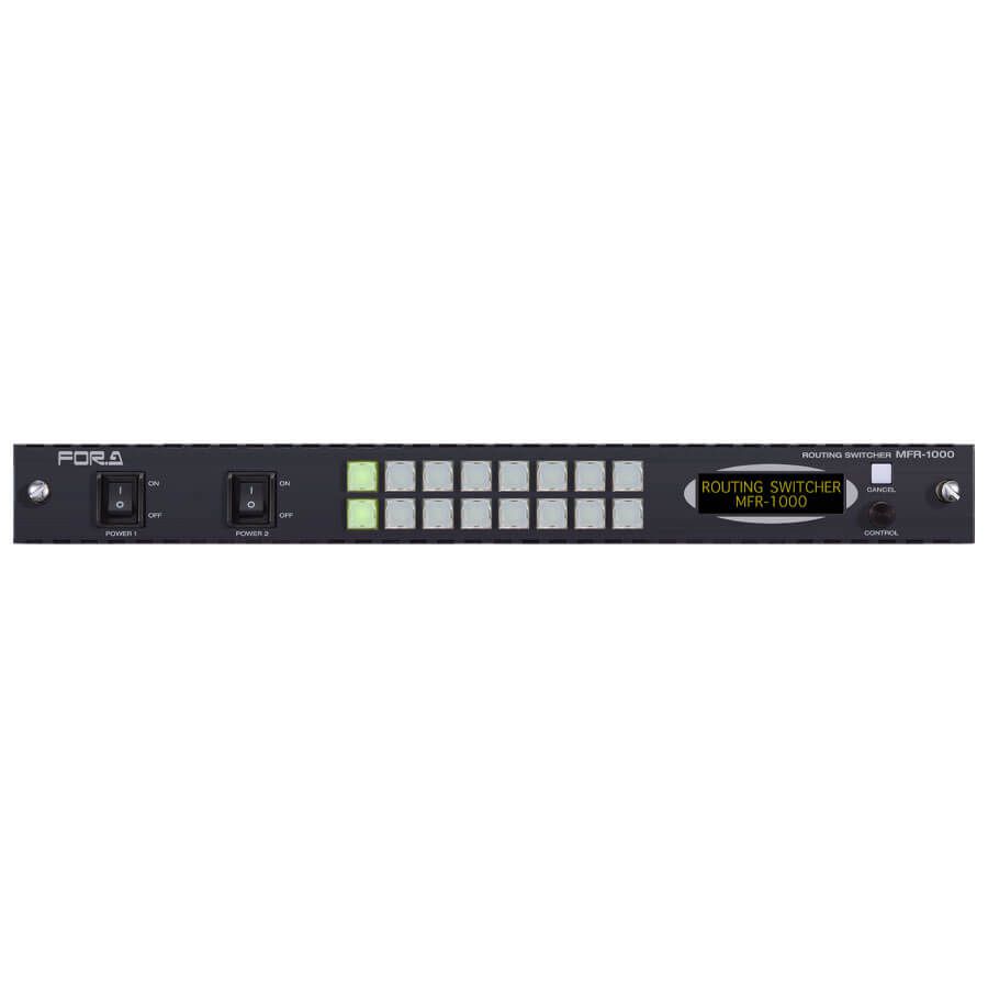 For.A MFR1000 Switcher Roteador - VIDDIUM - DIGITAL VIDEO INTELIGENTE
