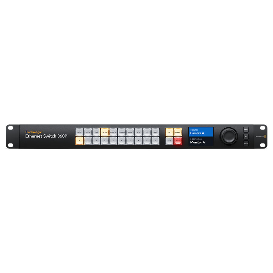 Blackmagic Ethernet Switch 360p - VIDDIUM - DIGITAL VIDEO INTELIGENTE