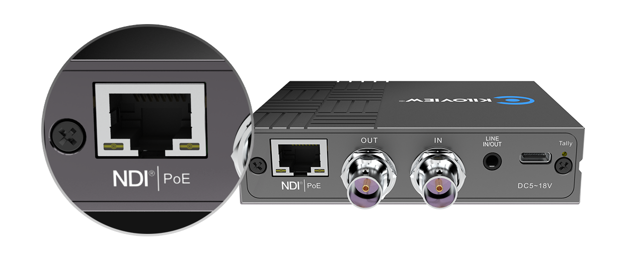 Kiloview N3-S 3G-SDI | Conversor NDI Bidirecional Pro - VIDDIUM - DIGITAL VIDEO INTELIGENTE