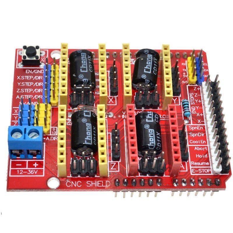 Kit Cnc Shield + Driver Drv8825 - Eletrônica Para Cnc - Loja da Fábrica ...