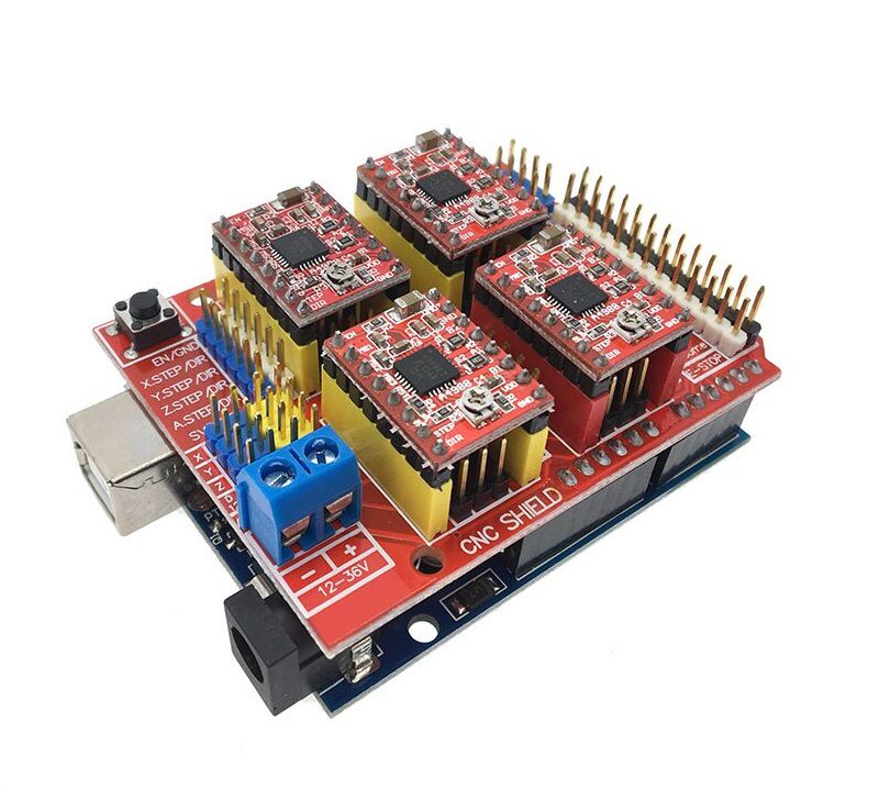 Cnc Shield Arduino Uno A4988 Eletrônica Cnc Router Laser Loja Da