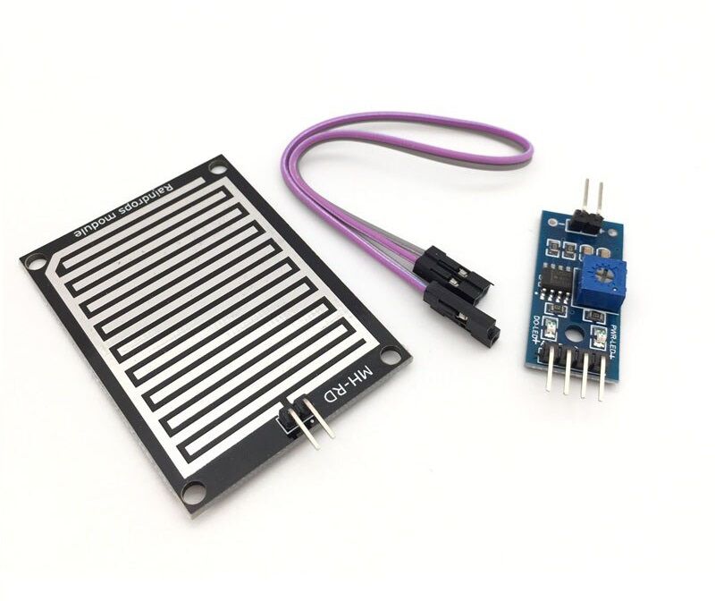 Sensor de Chuva Água C/ Módulo - P/ Arduino PIC ESP32 ESP8266 - Loja da Fábrica de Bolso