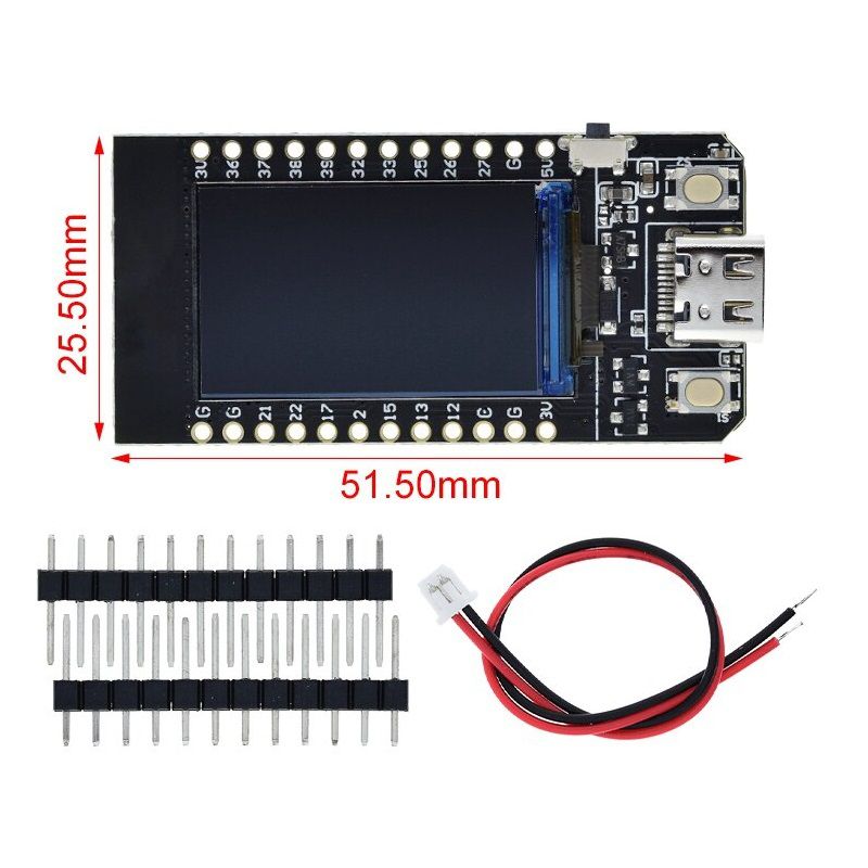 Ttgo T-display Esp32 Display Lcd 1.14 - Loja da Fábrica de Bolso