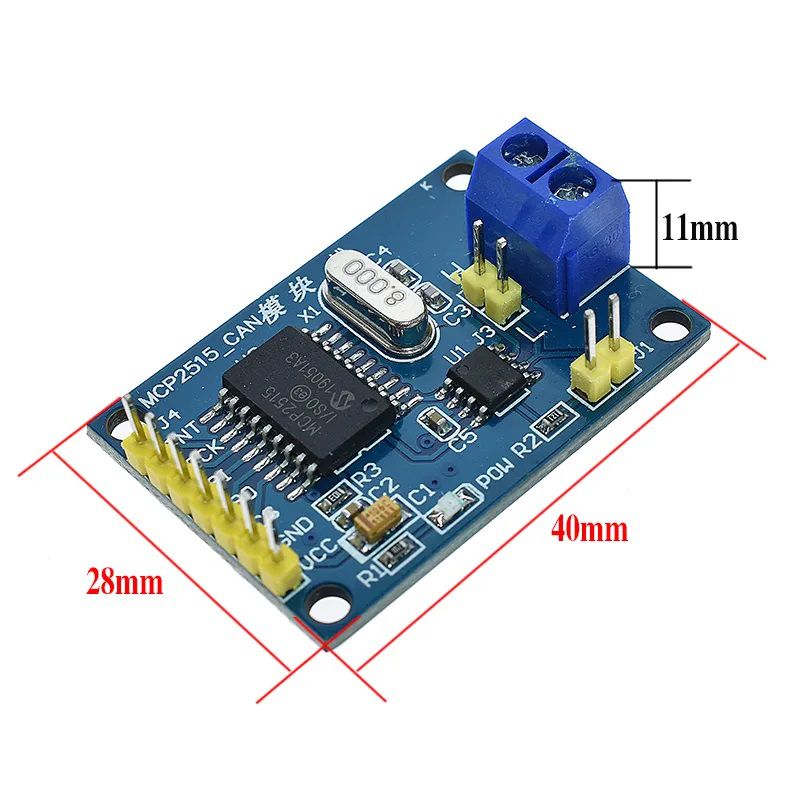 Módulo CAN BUS Arduino MCP2515 TJA1050 - Loja da Fábrica de Bolso