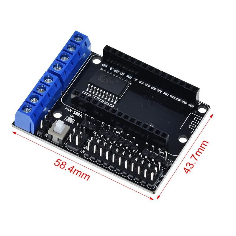 Motor Shield Para Módulo ESP8266 NodeMcu V2 - Loja da Fábrica de Bolso