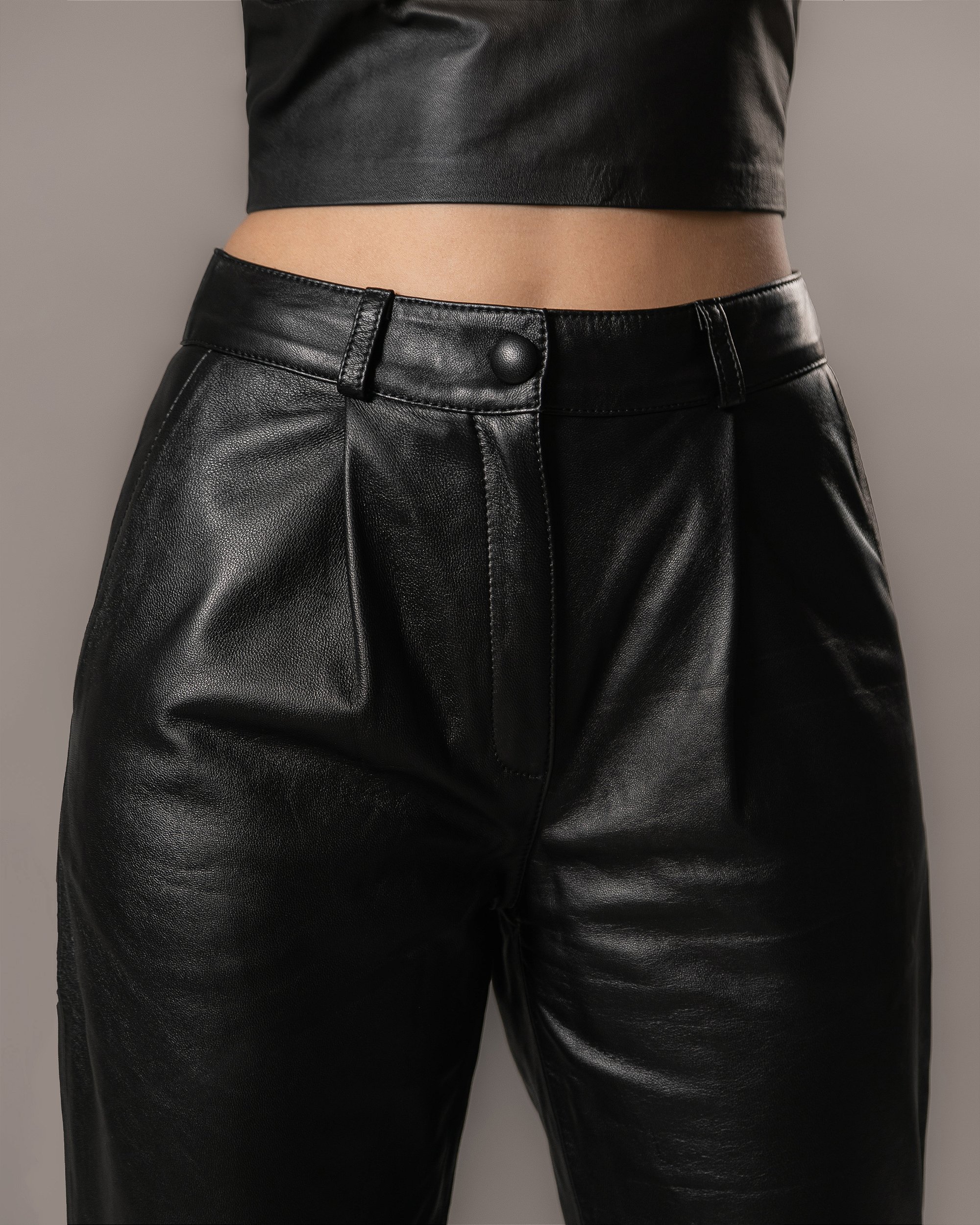 Calça Couro Legítimo Maria Sou Perenne