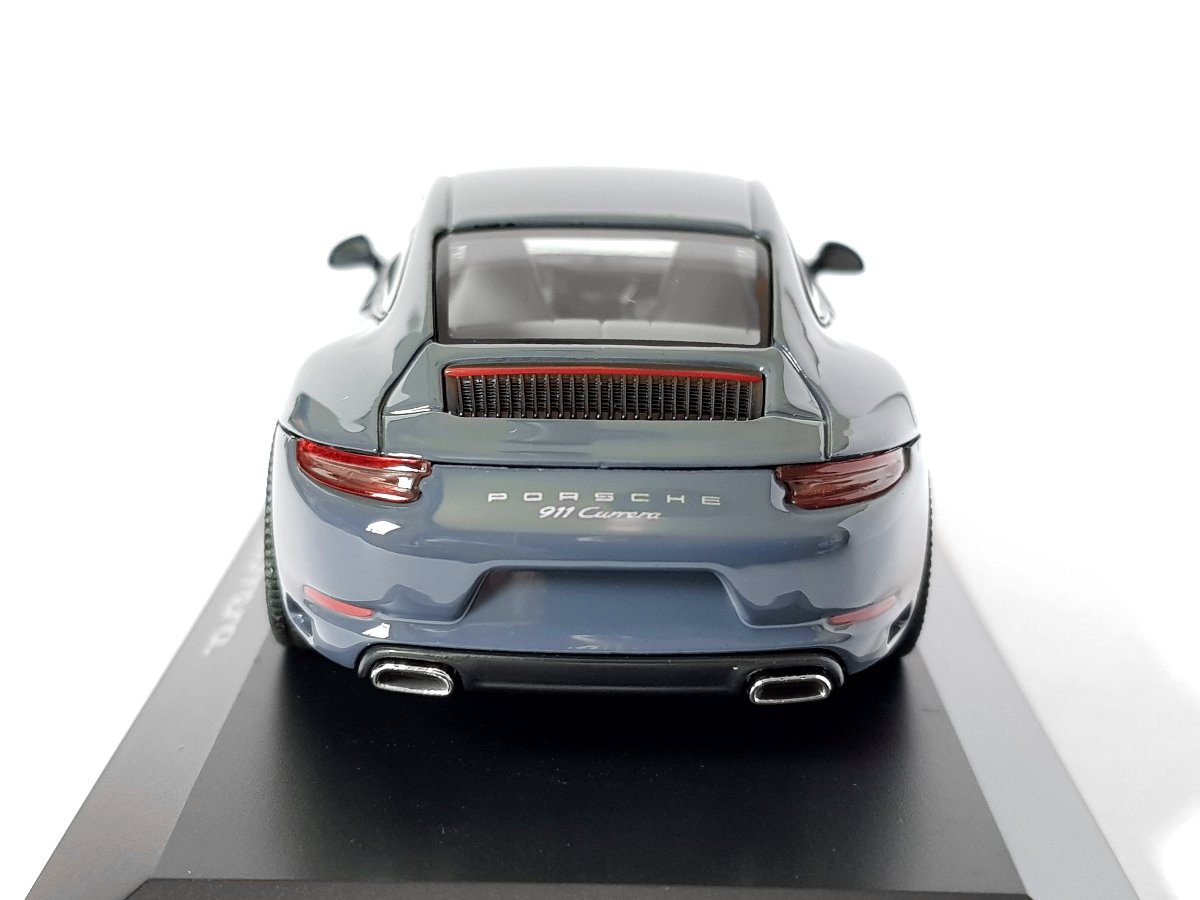 Miniatura Porsche 911 Carrera 2015 ( facelift 991 II ) Graphite Blue ...