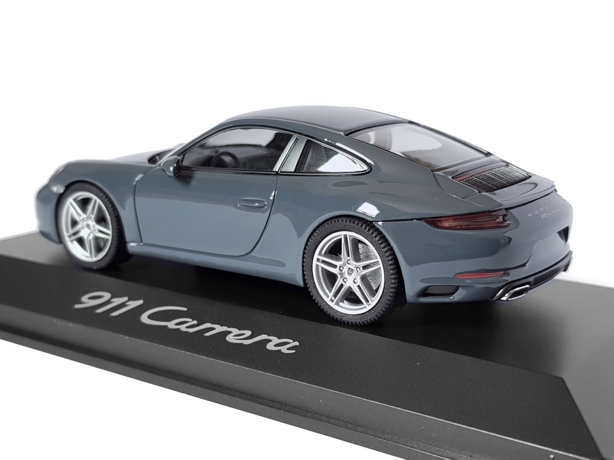 Miniatura Porsche 911 Carrera 2015 ( facelift 991 II ) Graphite Blue ...
