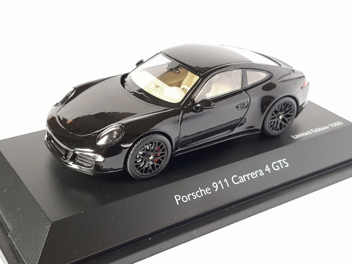 Miniatura Porsche 911 Carrera 4 GTS 2014 ( tipo 991 ) 1:43 Preto - SG ...
