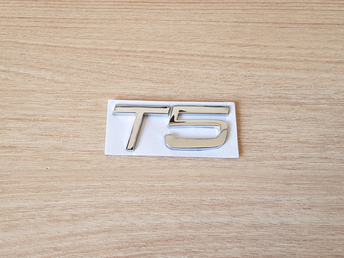Emblema T5 Cromado Metal para Volvo C30 Xc60 Xc90 S40 S60 V40 V50 V60 ...