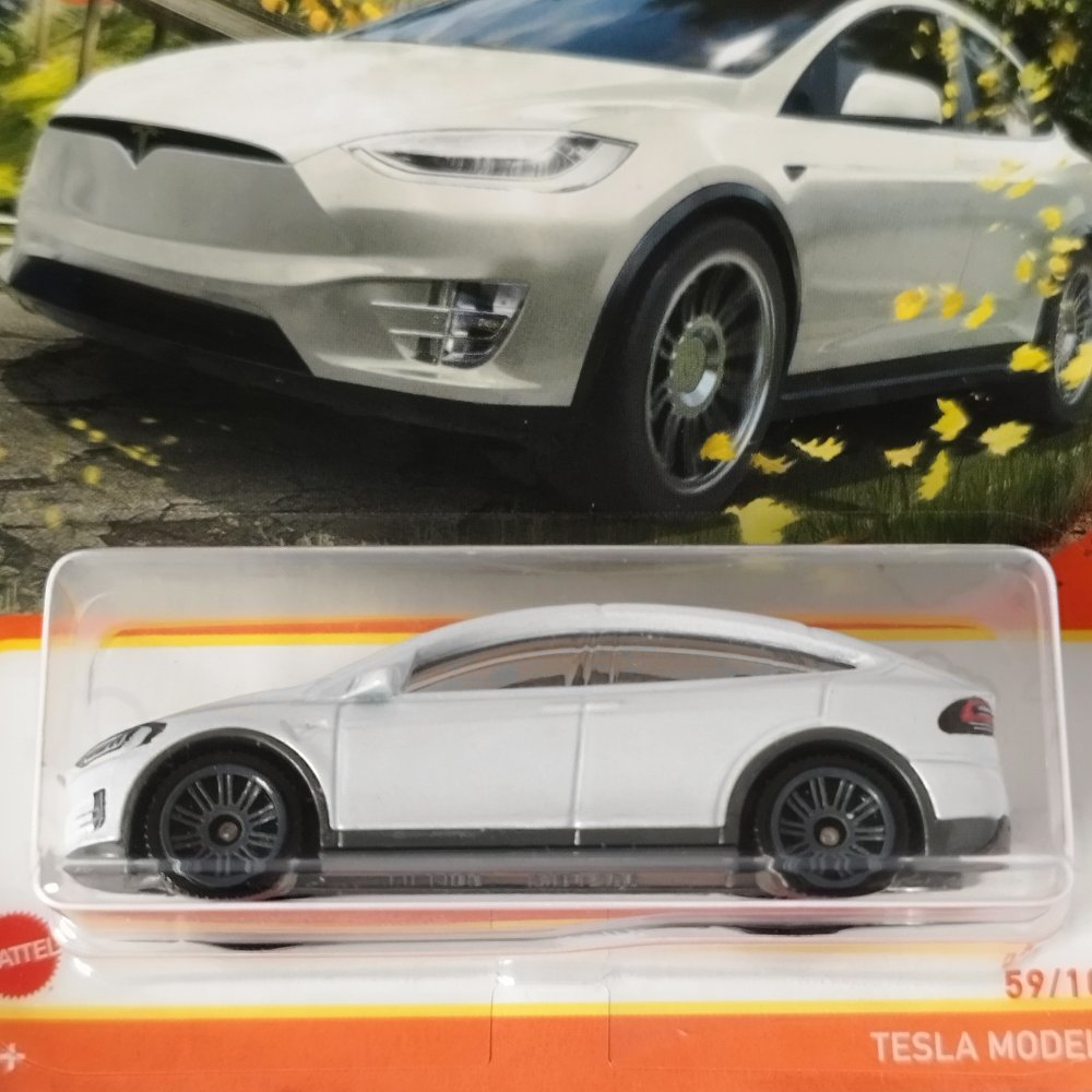 Miniatura Tesla Model X Branco Matchbox 2022 1/64 7CM - SG SWEDEN 🇸🇪