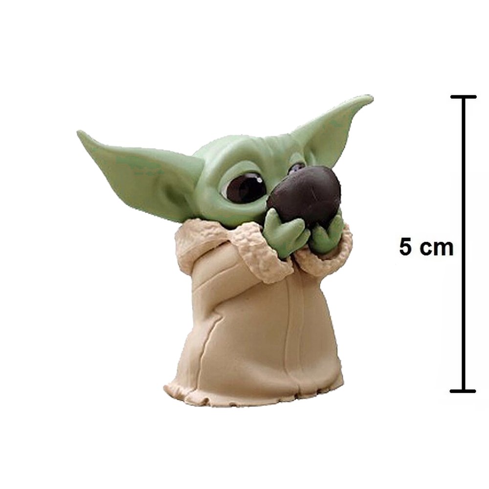 Boneco Baby Yoda Bebê Grogu COMENDO Star Wars Mandalorian - 5 CM - - SG ...