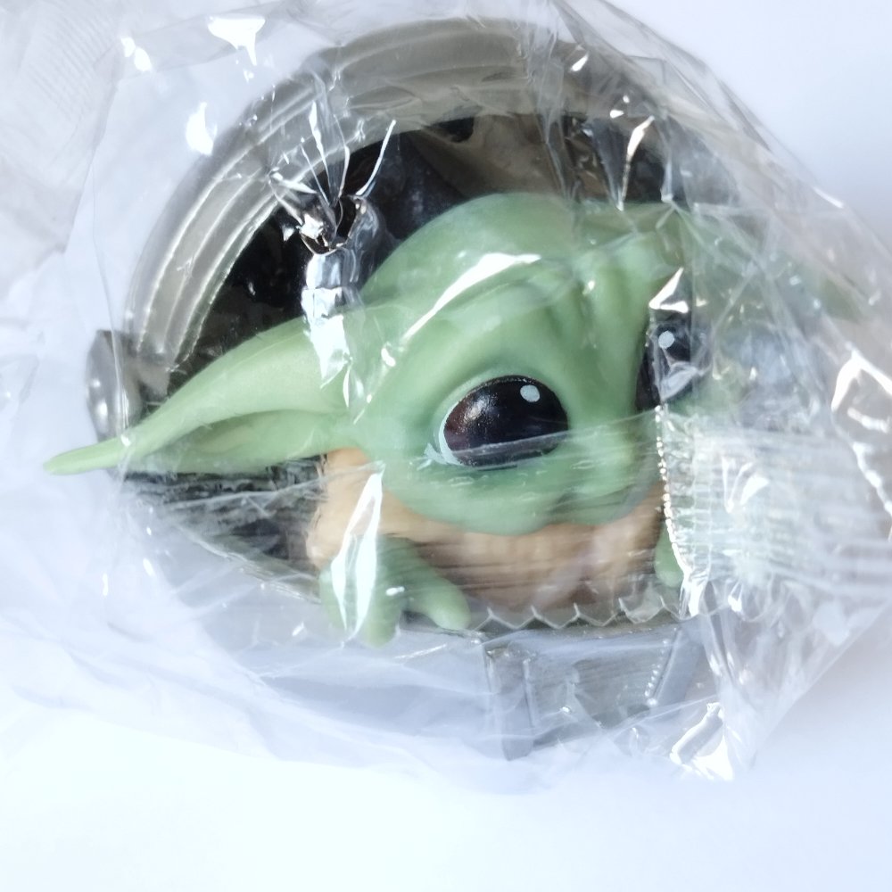 Boneco Baby Yoda Bebê Grogu Berço Nave Star Wars Mandalorian - 5 CM ...