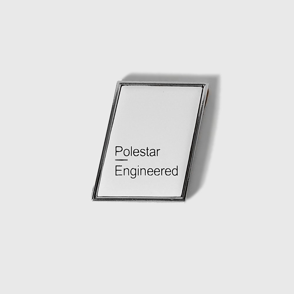 Emblema Traseiro Pole Star Engineered Preto ou Prata para Volvo - SG ...
