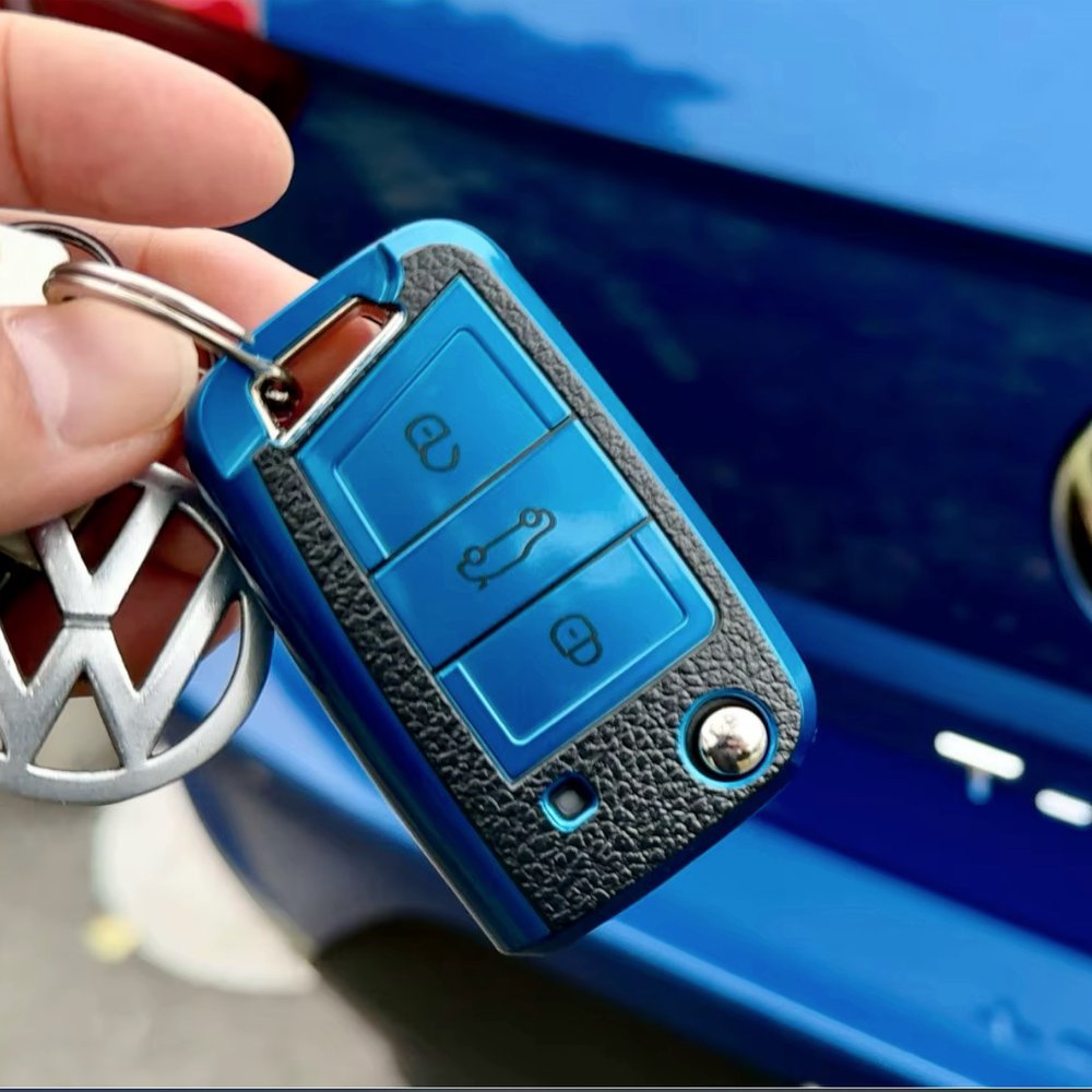 Capa Proteção Tpu Texturizado Chave VW Polo Nivus Tcross Golf7 - SG ...