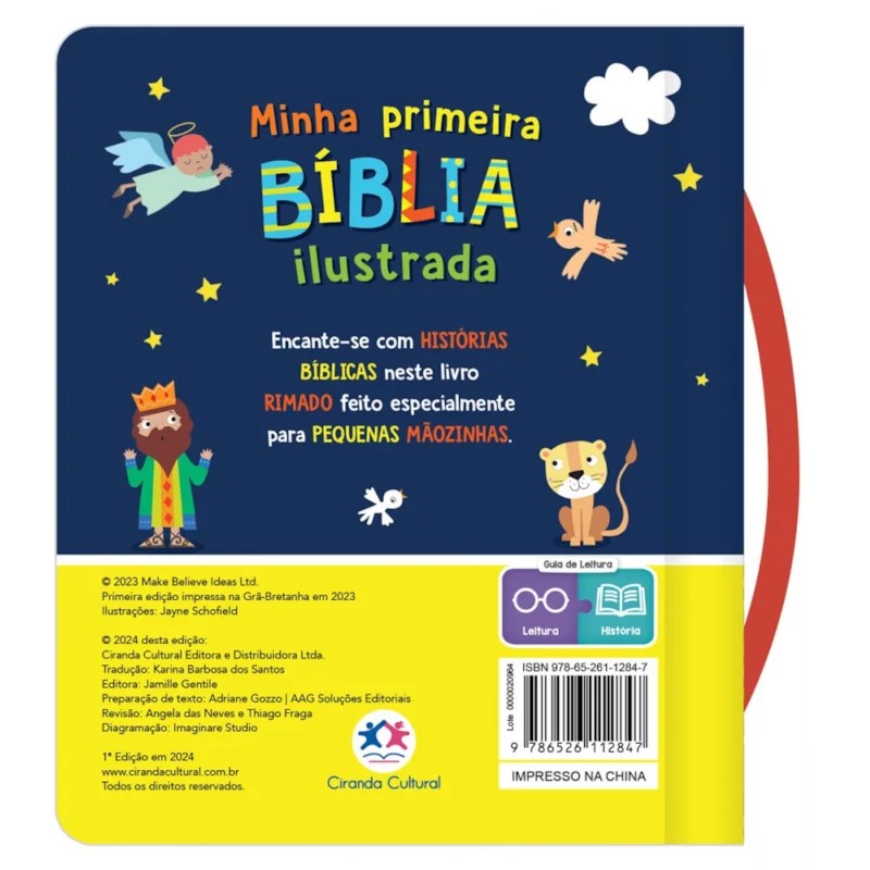 Minha Primeira Bíblia Ilustrada Atacado De Livros