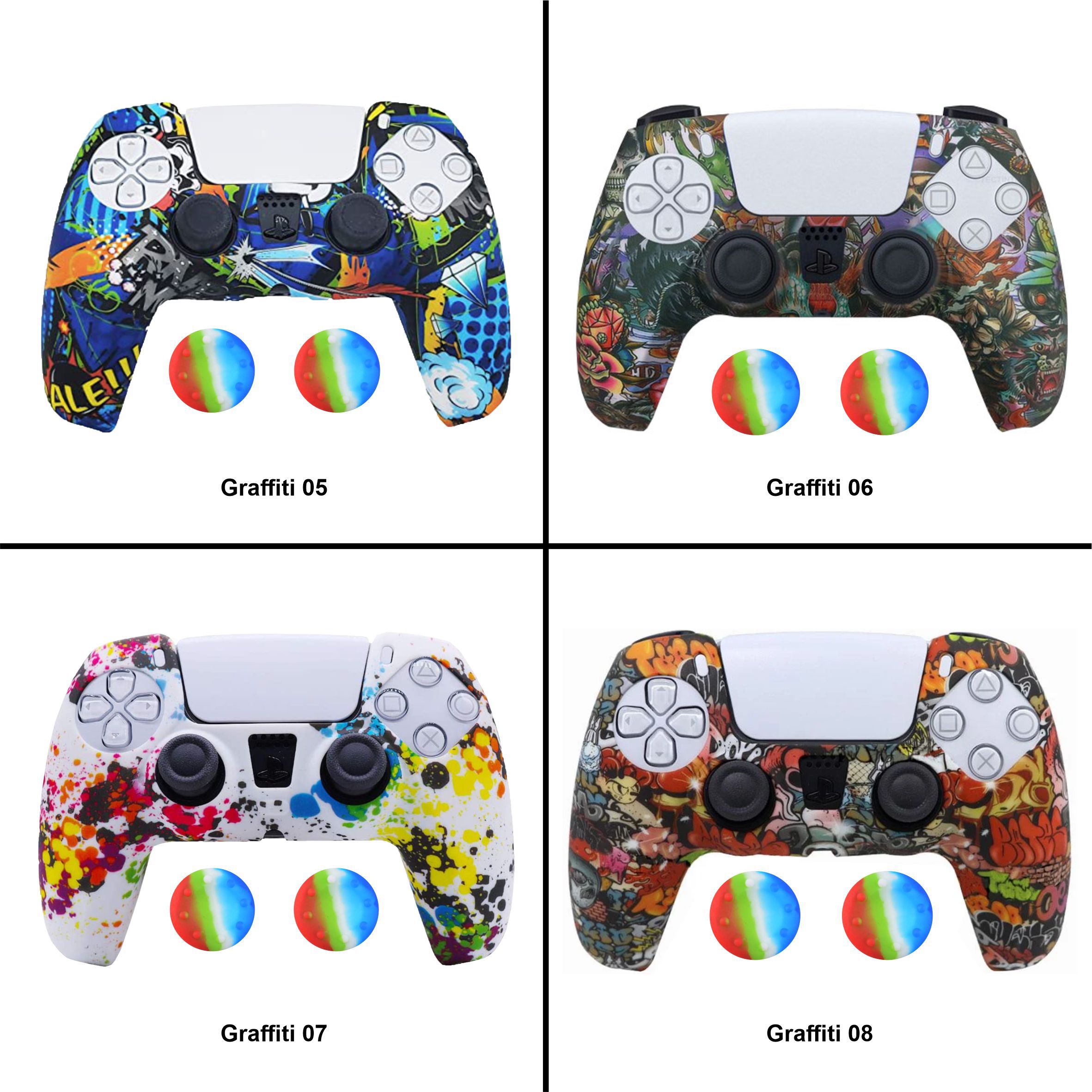 Capa Capinha Case Skin p/ Controle de PS5 Playstation 5 Protetora ...