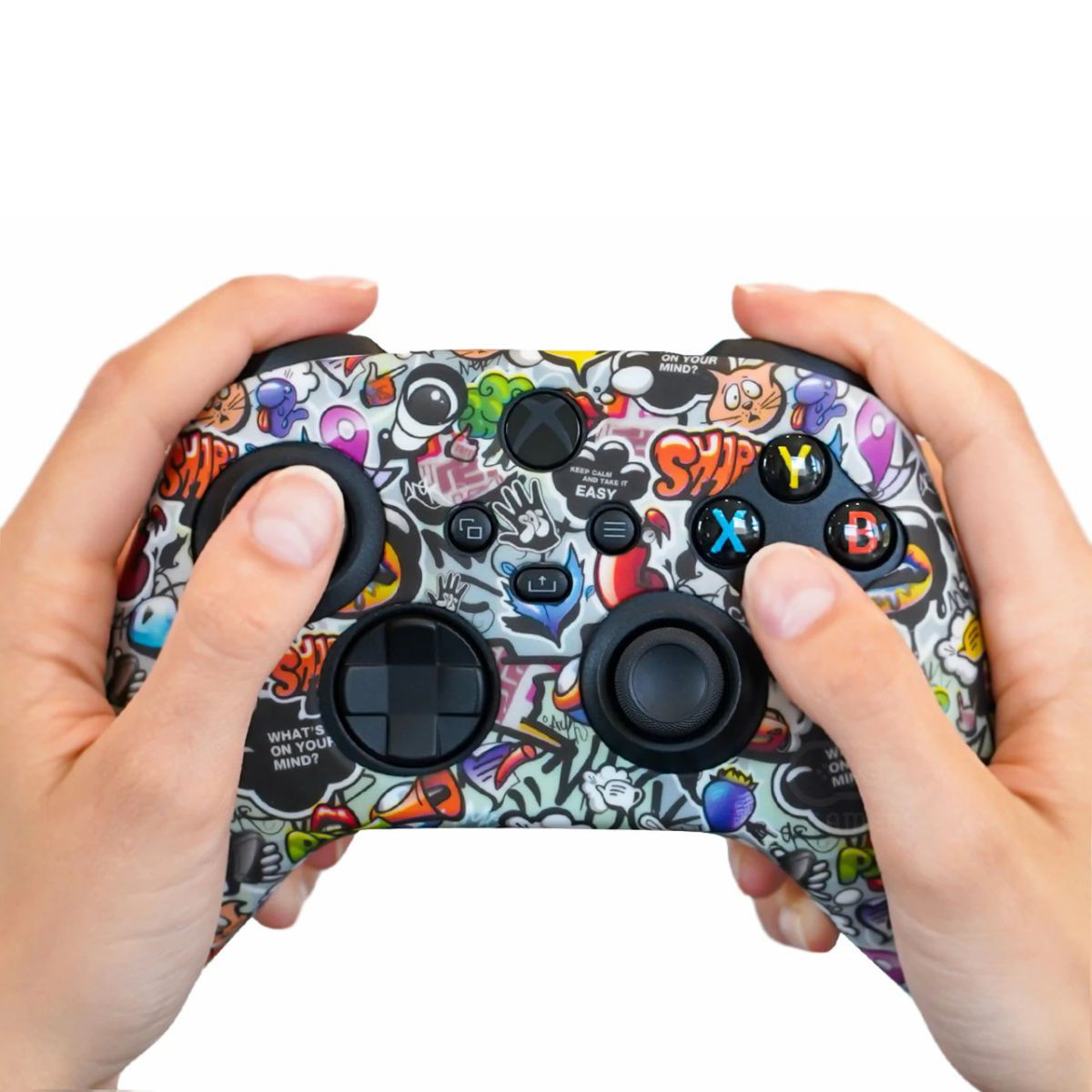 Capa Capinha Case Skin p/ Controle Joystick Xbox Series S X Protetora ...