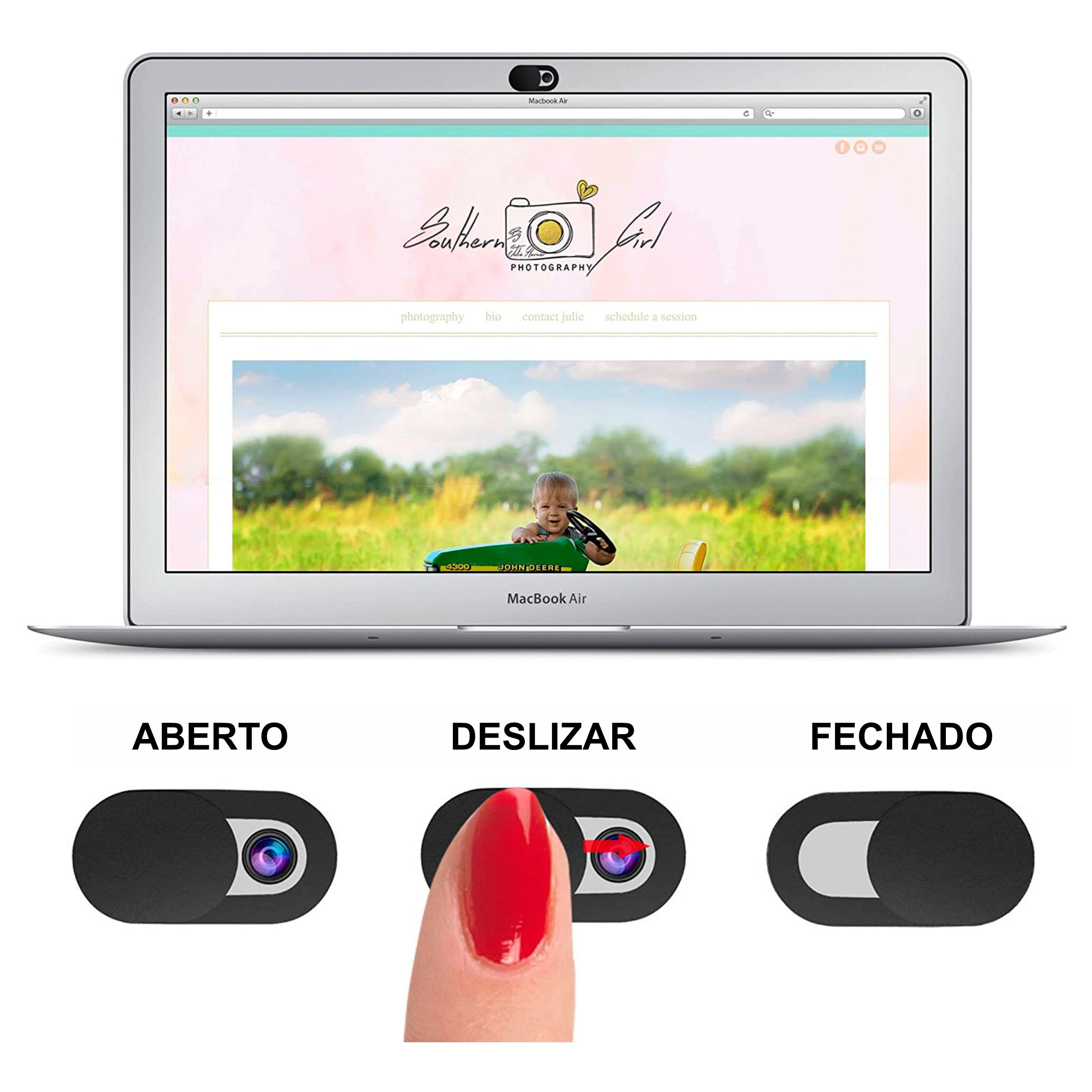 Kit 1.000x Tapa Tampa Câmera Webcam Cover Notebook Celular Tablet Mac ...