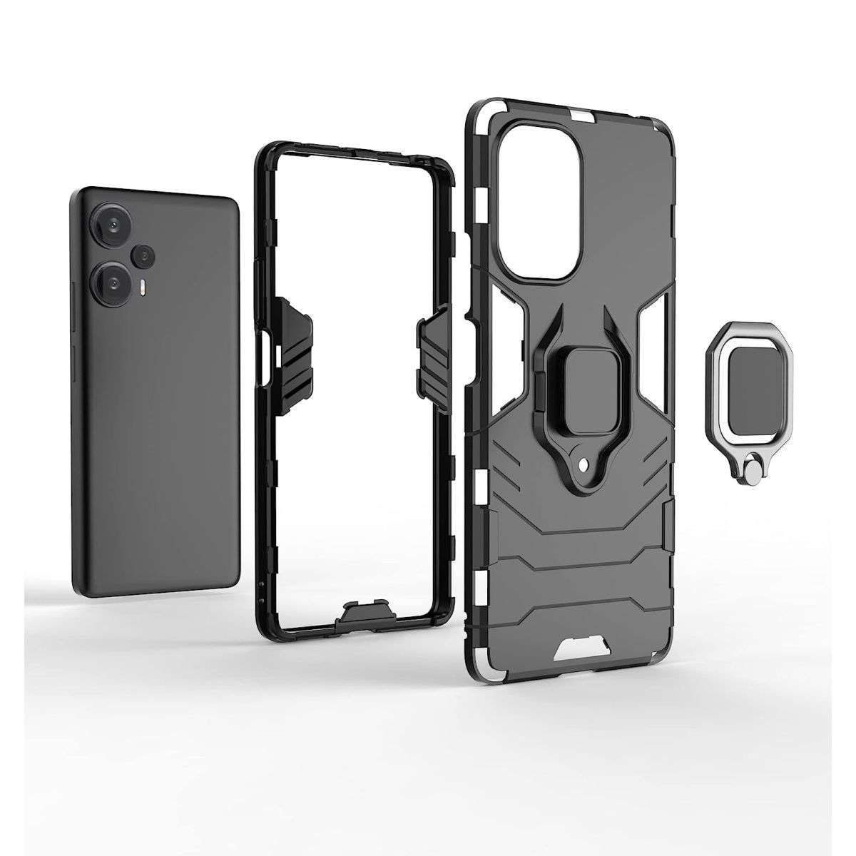 Capa Capinha Case Redmi Note 12 Turbo - Protetora Militar Anti Impacto ...