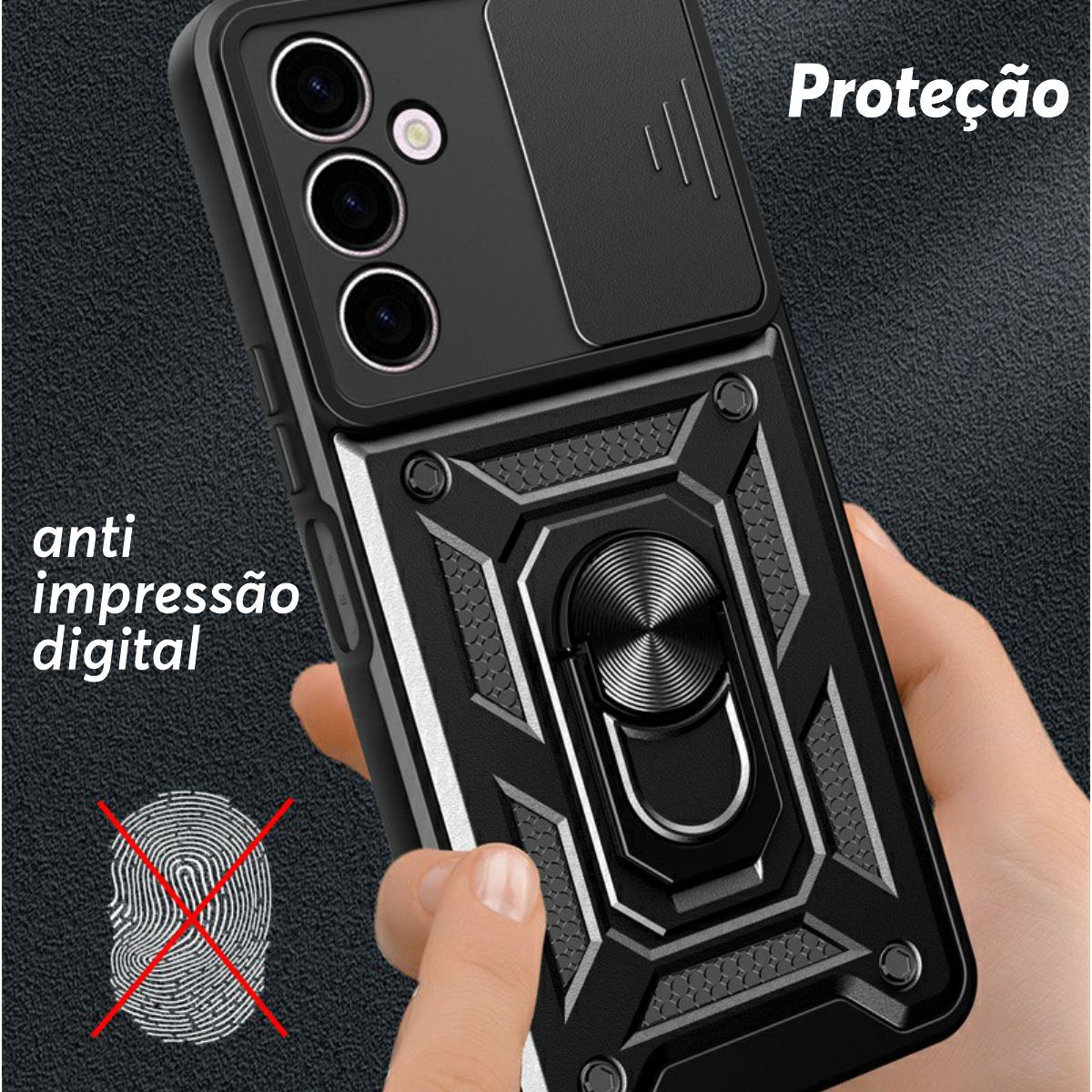 Capa Capinha Case Samsung Galaxy A25 - Protetora Militar Anti Impacto - Chroma Tech | Loja Oficial