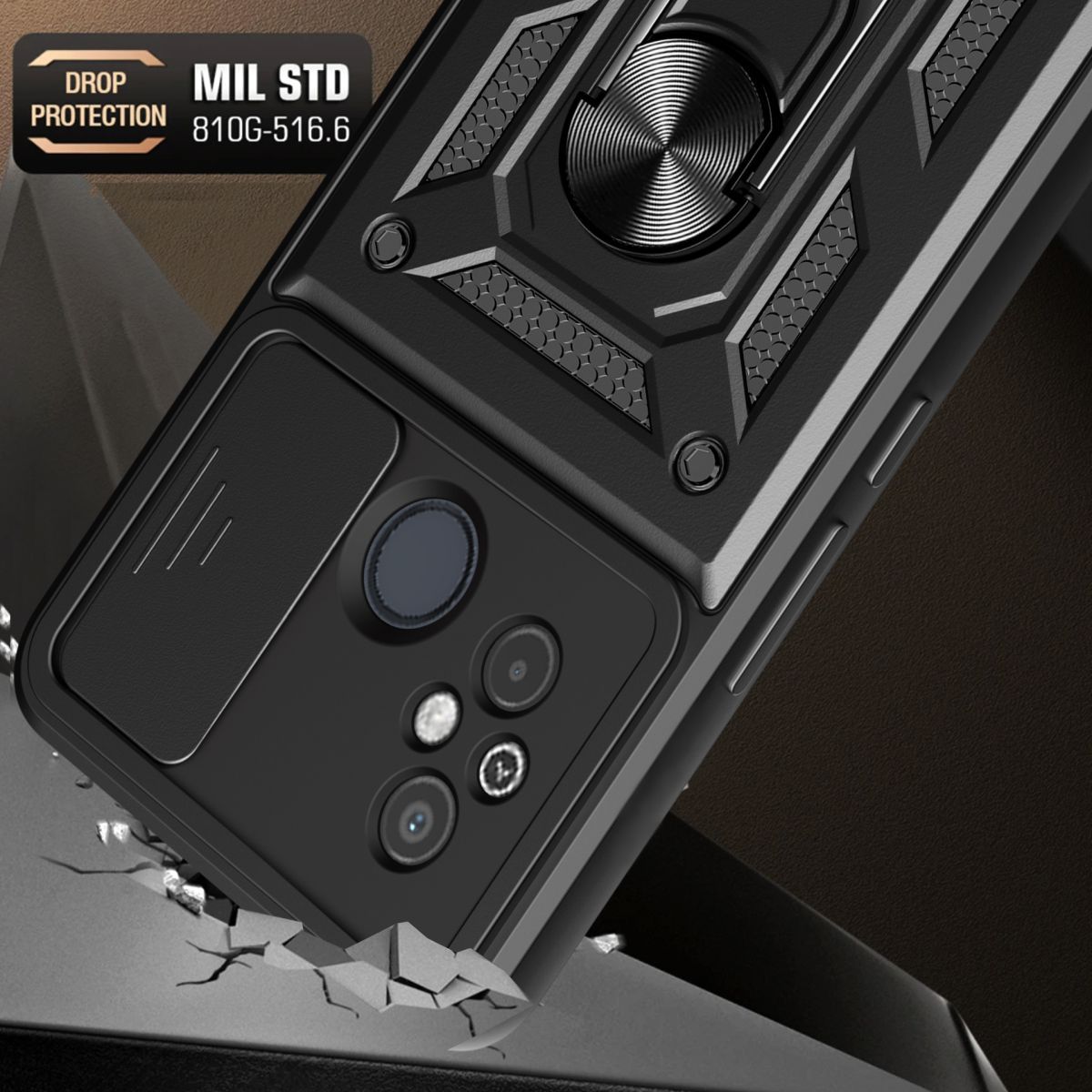 Capa Capinha Case Redmi 12C - Protetora Militar Anti Impacto Armadura ...