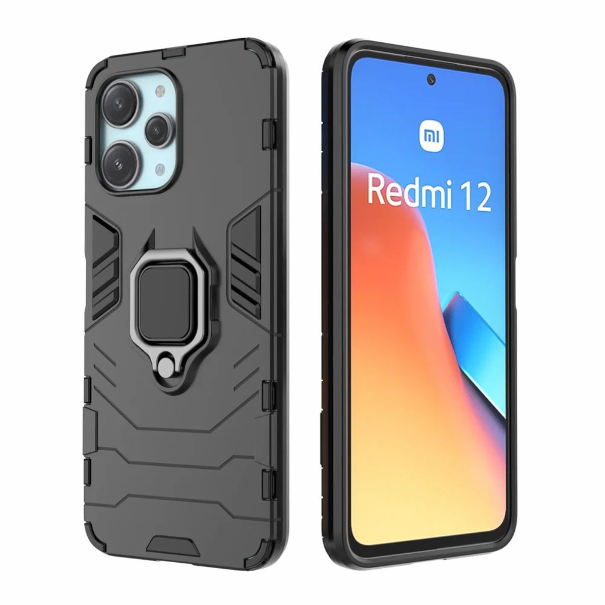 Capa Capinha Case Redmi 12 - Protetora Resistente Militar Anti Impacto ...