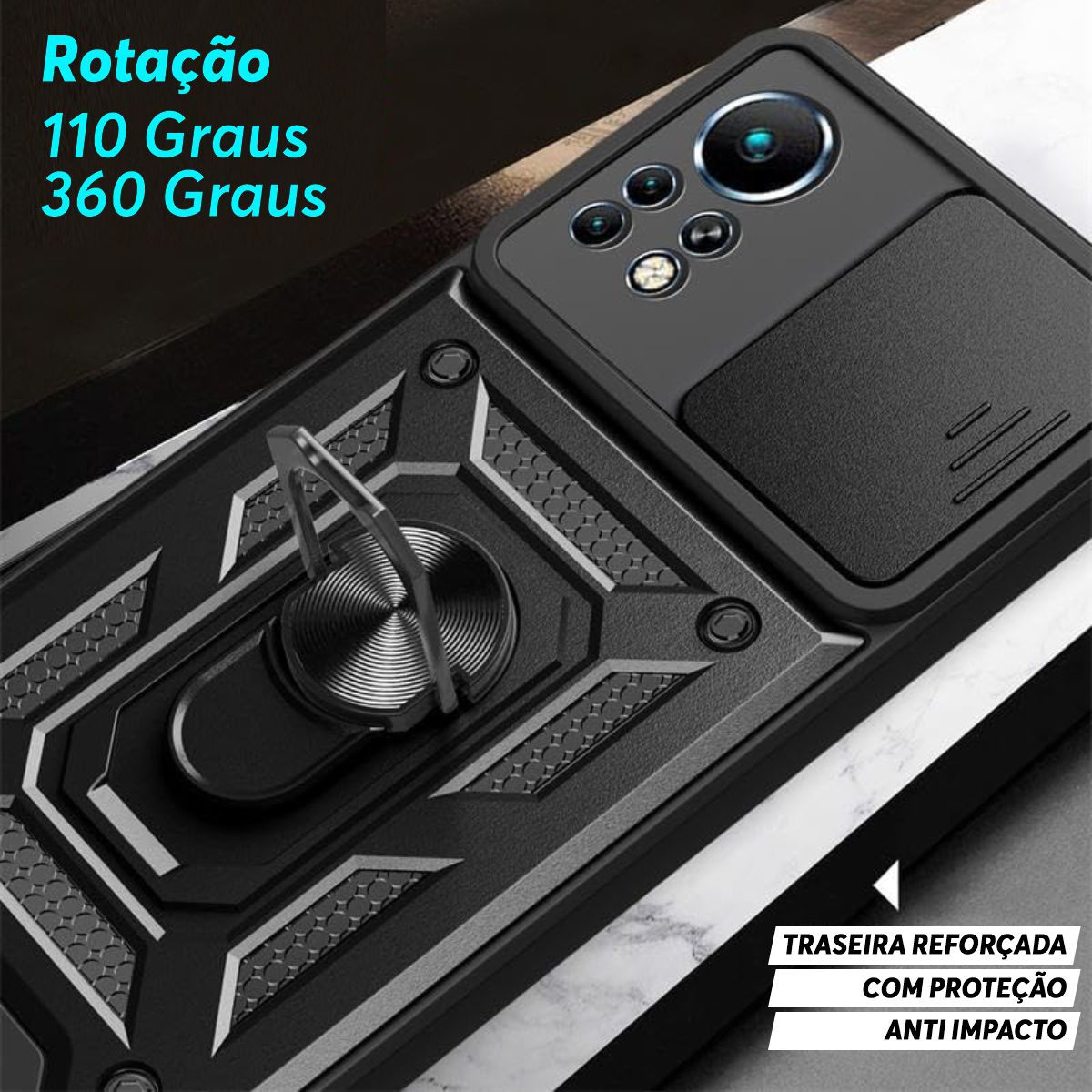 Capa Capinha Case Infinix Note 11 Pro - Protetora Resistente Militar ...