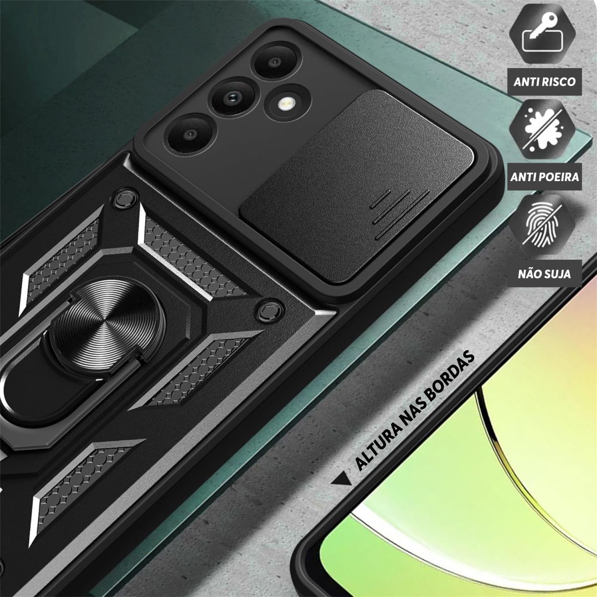 Capa Capinha Case Samsung Galaxy A15 - Protetora Resistente Militar ...