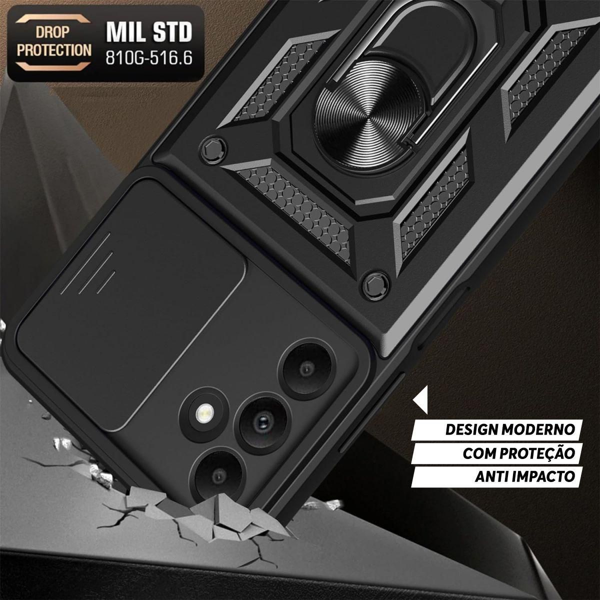 Capa Capinha Case Samsung Galaxy A55 - Protetora Resistente Militar ...