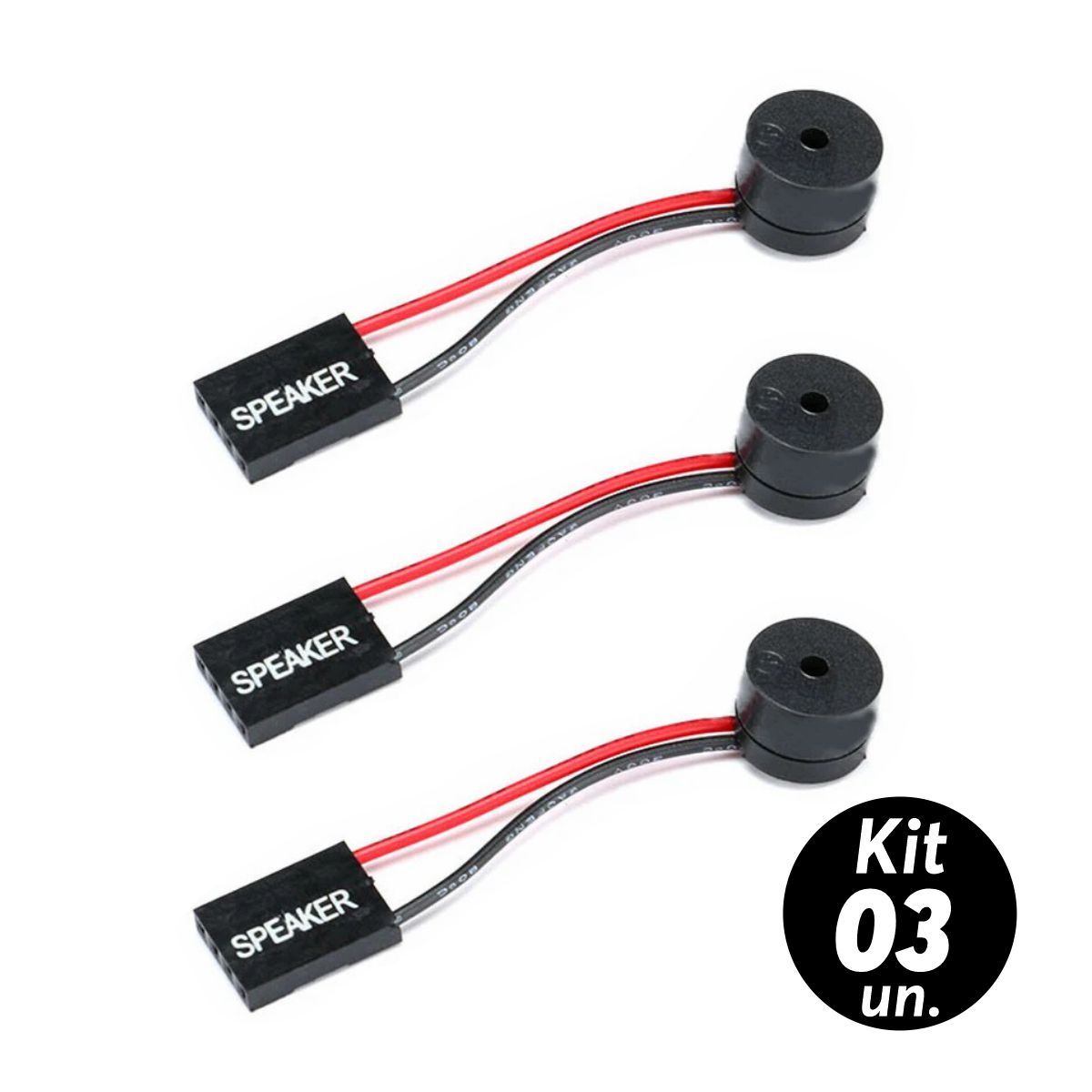 Kit 3x Plug Speaker Bip Bios Placa Mãe PC Computador Desktop - Chroma ...