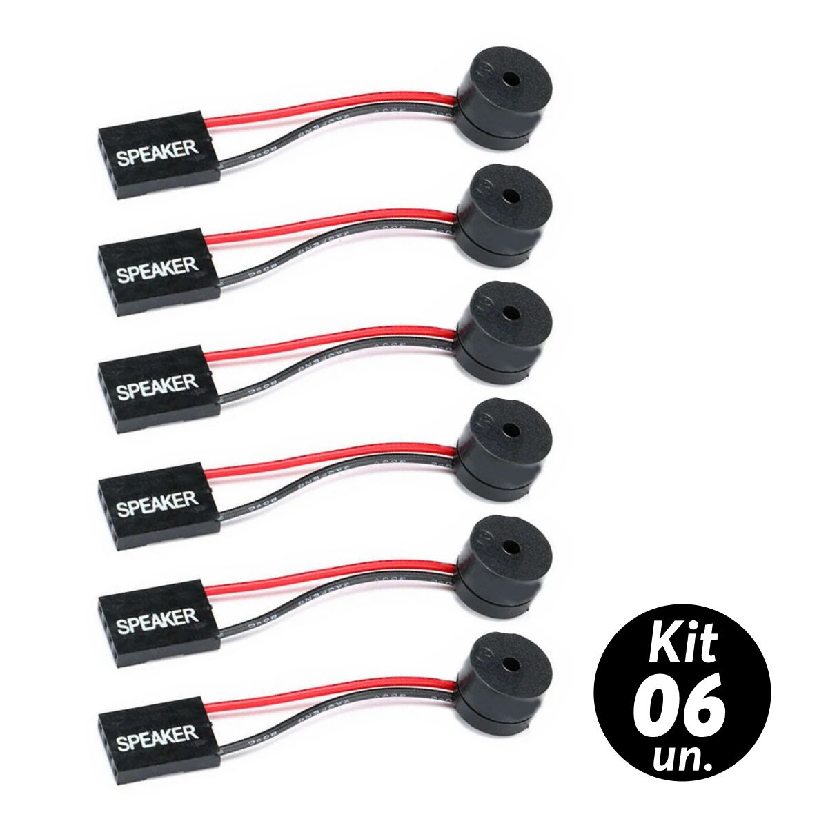Kit 6x Plug Speaker Bip Bios Placa Mãe PC Computador Desktop - Chroma ...