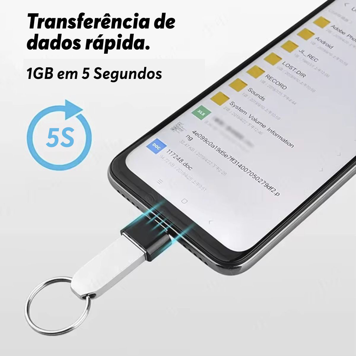 Kit 10x Adaptador Plug OTG Conversor Usb Tipo A Fêmea Para Usb C ...