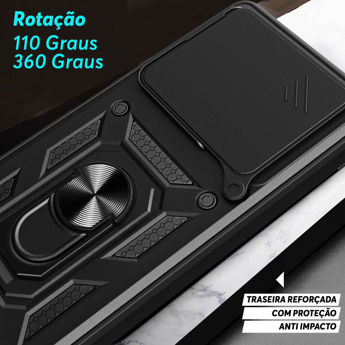 Capa Capinha Case Realme Note 60x 4G Protetora Militar - Chroma Tech ...