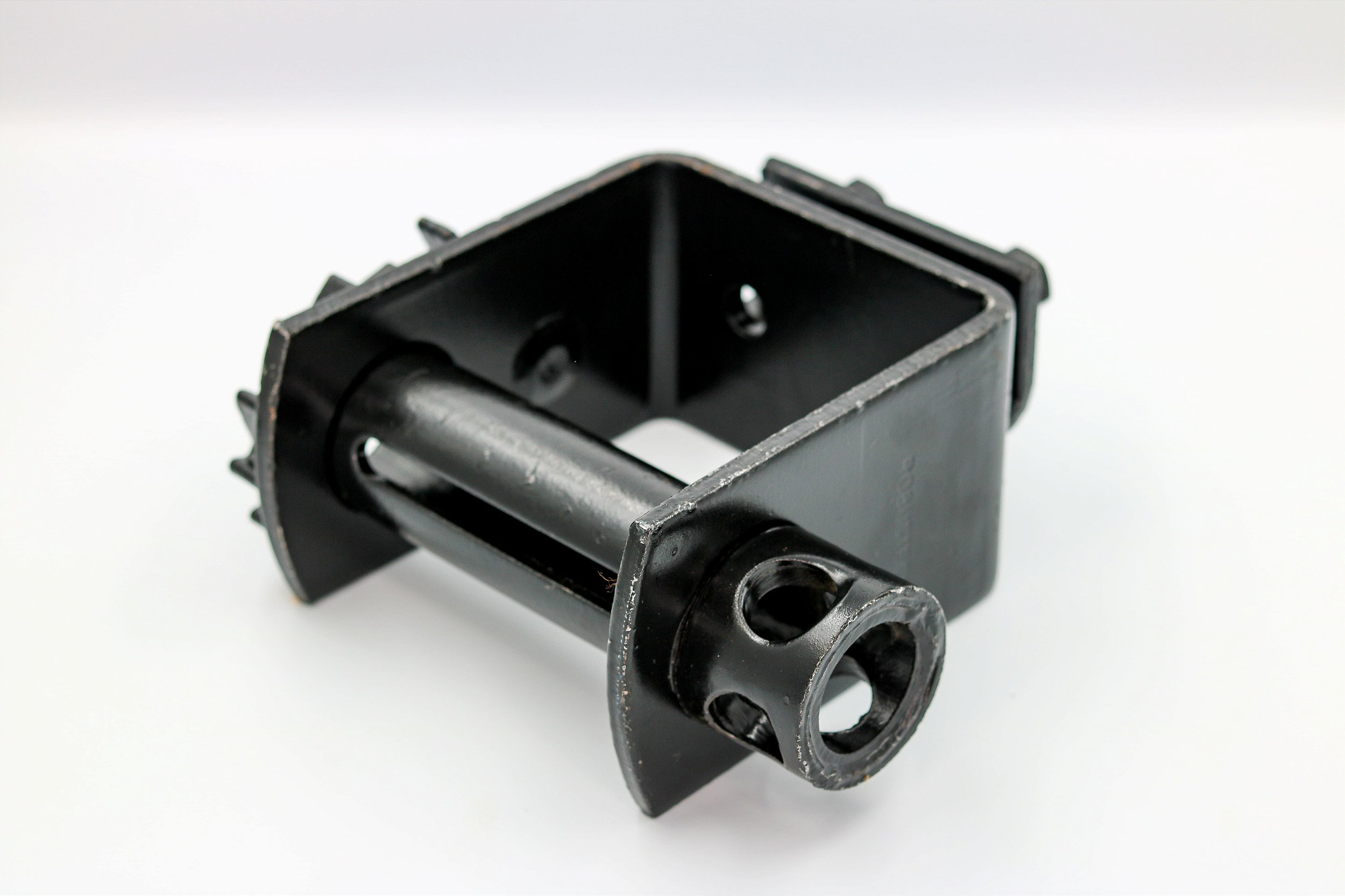Catraca Fixa 100mm com cantoneira preta | PowerCarga - PowerCarga