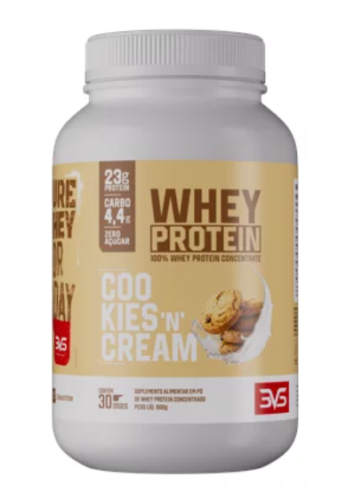 100% WHEY PROTEIN CONCENTRADO 900G - 3VS - Empório do Atleta