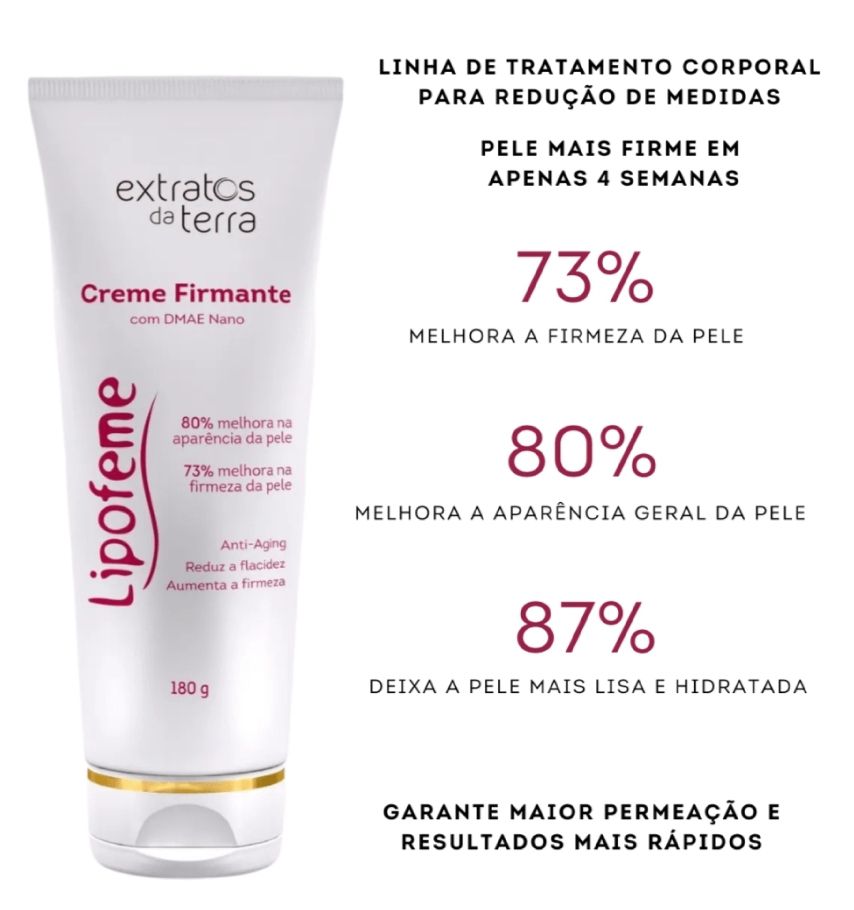 LIPOFEME CREME FIRMANTE 180 G - Josi da Beleza