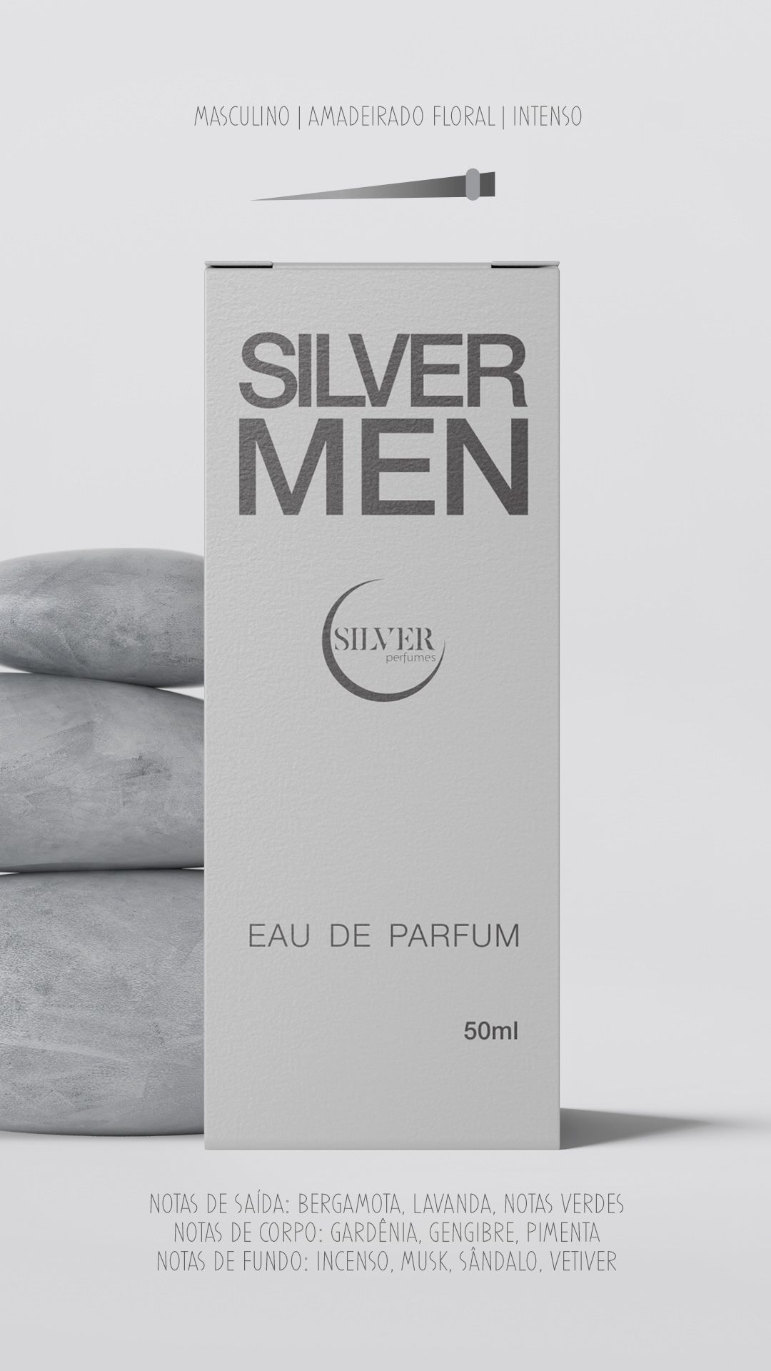 Perfume Silver Men Masculino Eau de Parfum 50ML - Silver Perfumes ...
